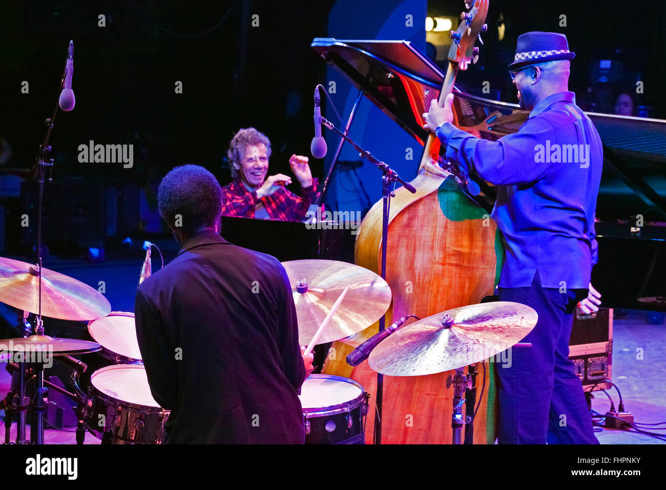 BRIAN BLADE on drums and CHRISTIAN MCBRIDE with Chic Corea performing ...
