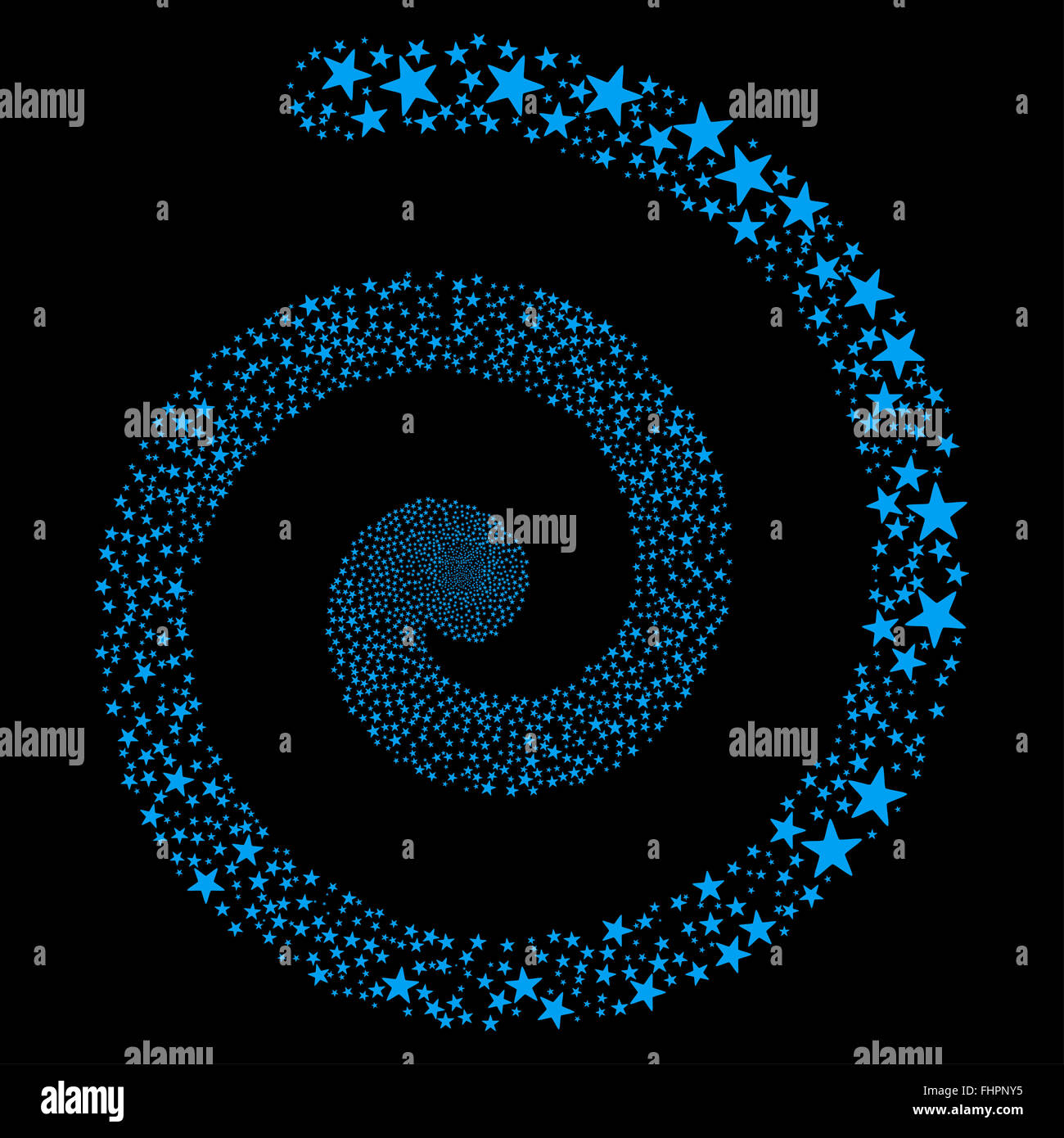 Fireworks Star Spiral Stock Photo - Alamy