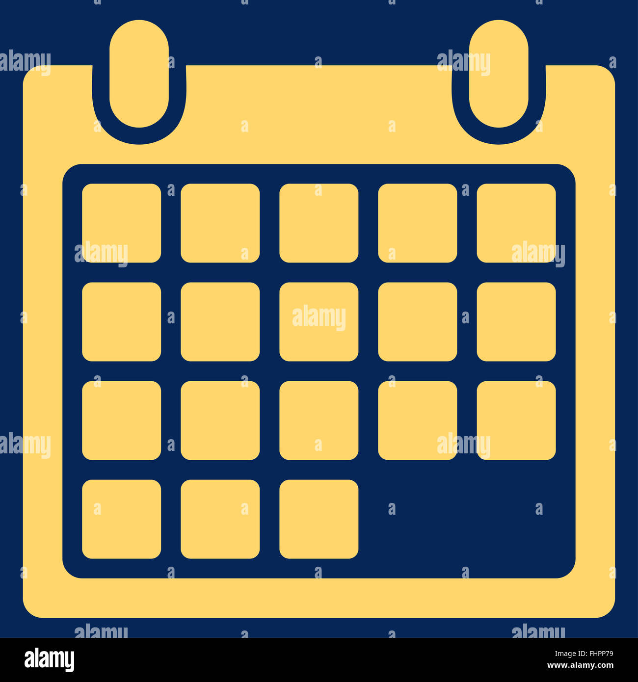 Month Flat Icon Stock Photo - Alamy