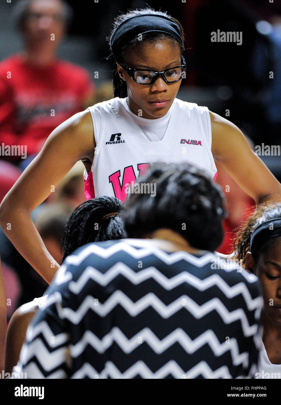 February 25 2016 Western Kentucky Lady Toppers forward Tashia Brown (10 ...