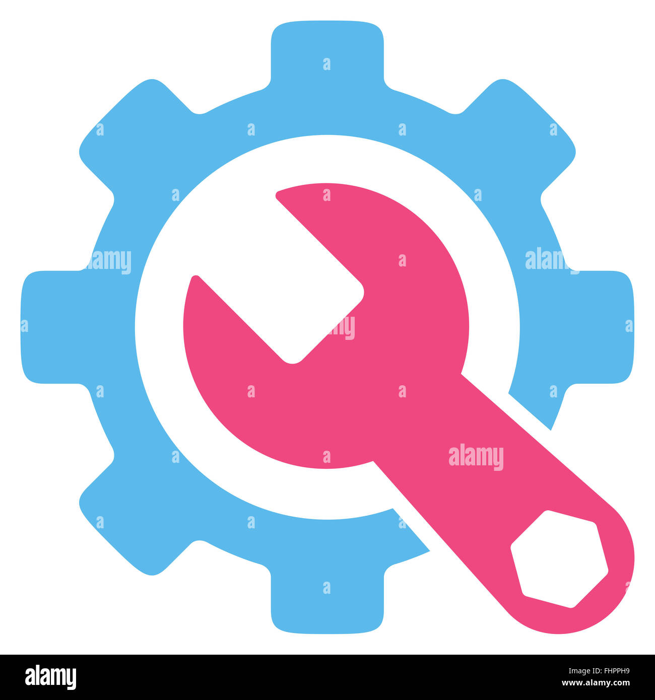 Service Tools Icon Stock Photo - Alamy