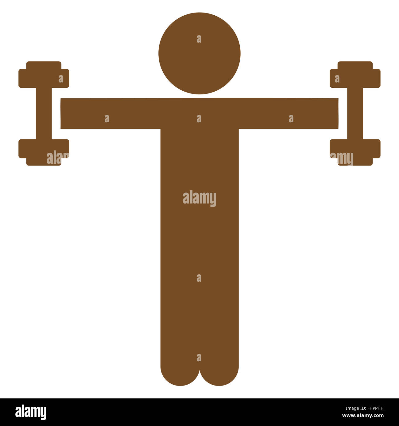 Customer Fitness Icon Stock Photo - Alamy