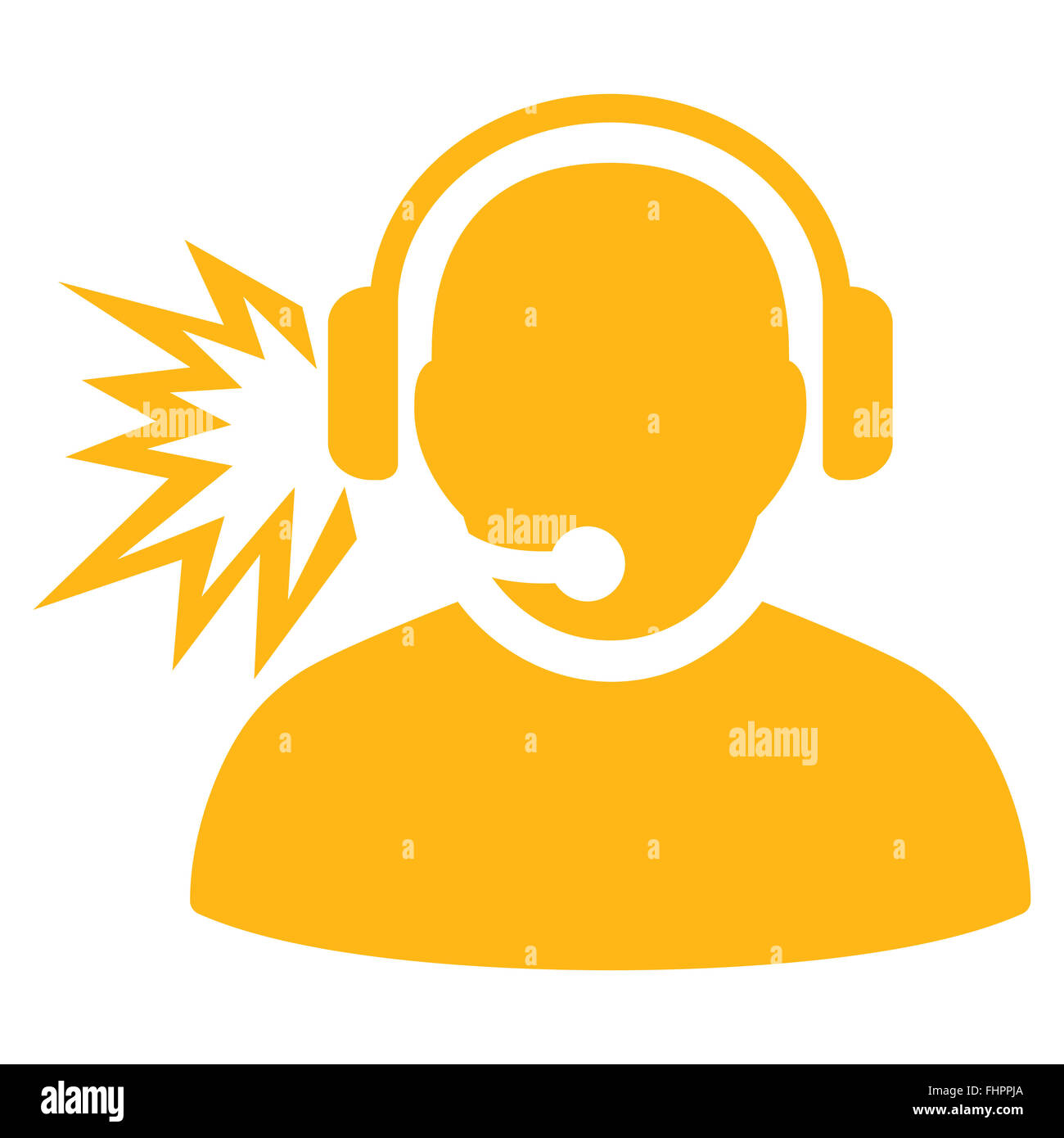 Operator Message Icon Stock Photo - Alamy