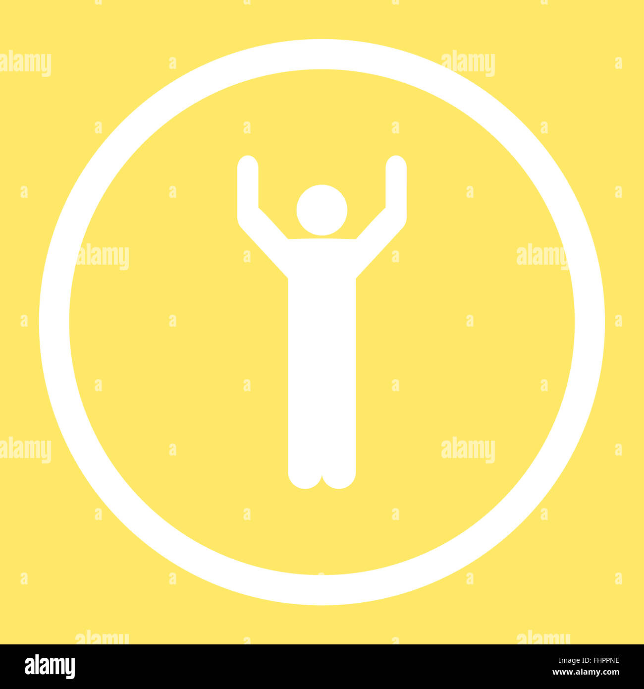 Hands up icon Stock Photo - Alamy