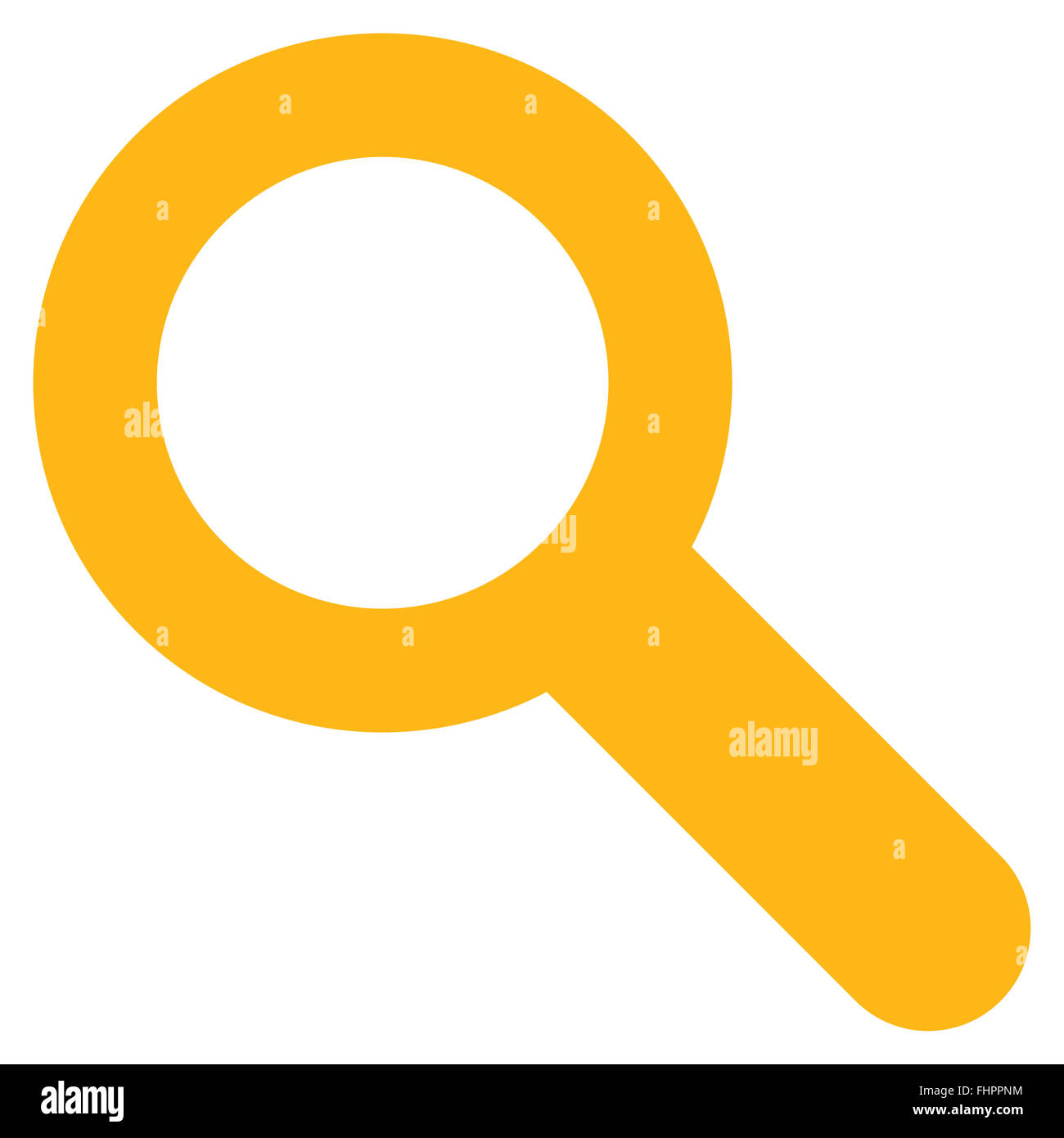 Search flat yellow color icon Stock Photo - Alamy