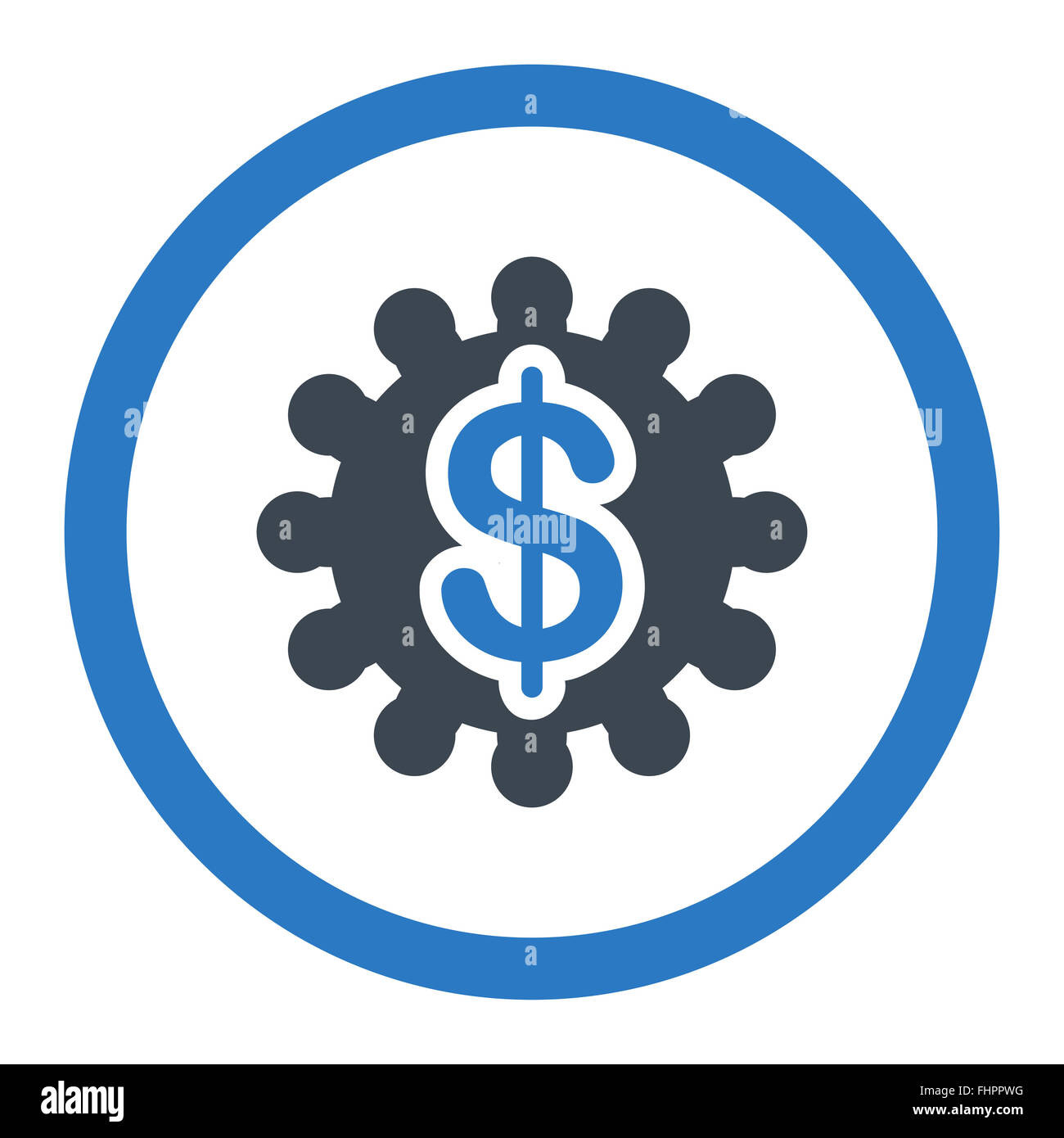 Payment options flat smooth blue colors rounded vector icon Stock Photo ...