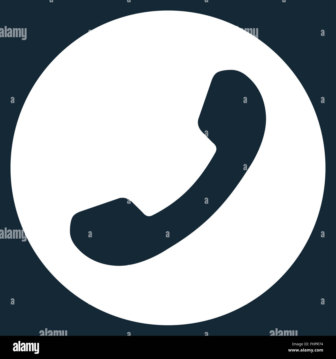 Phone Number Icon Stock Photo - Alamy