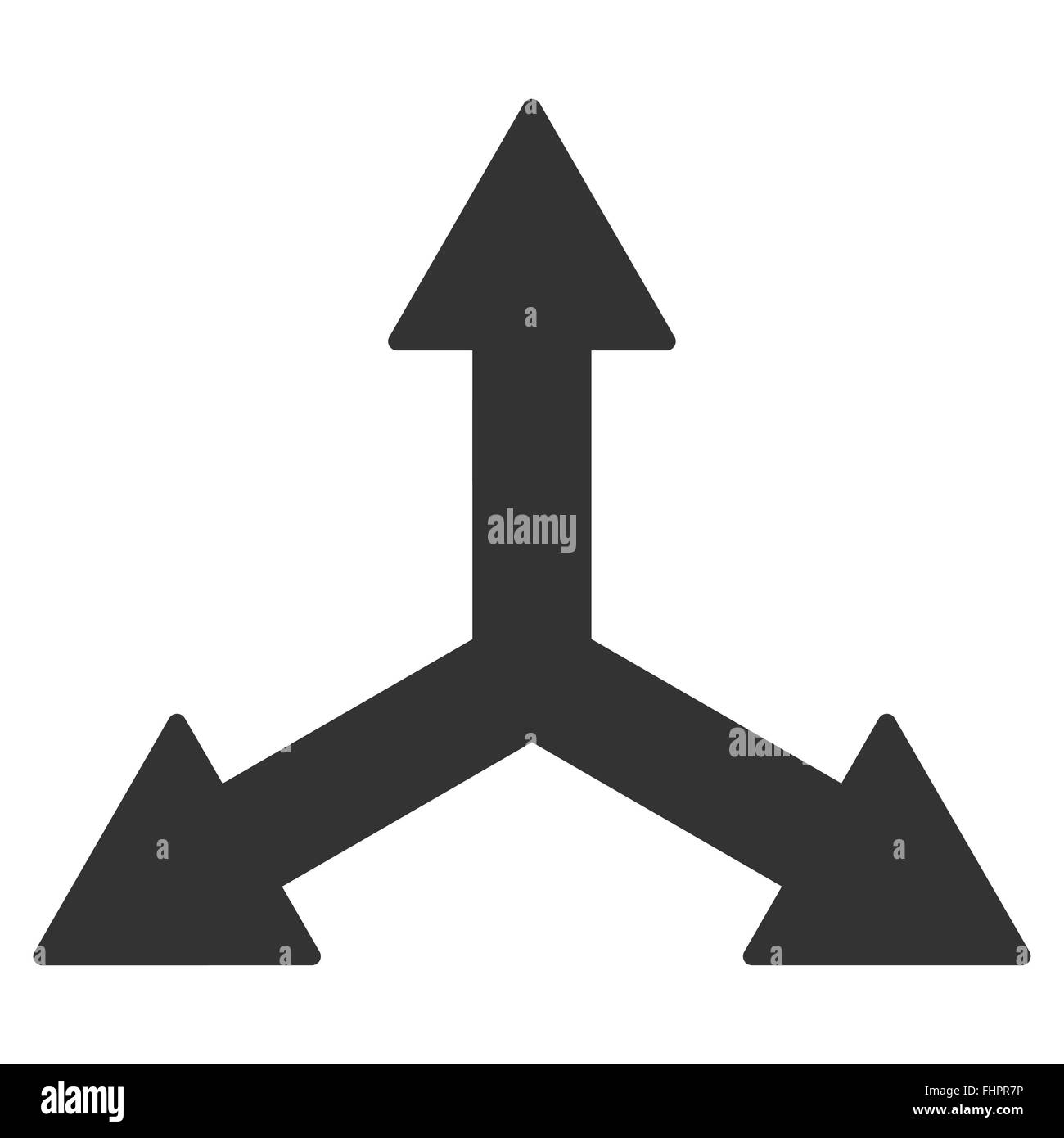 Directional arrows icon choice Black and White Stock Photos & Images ...