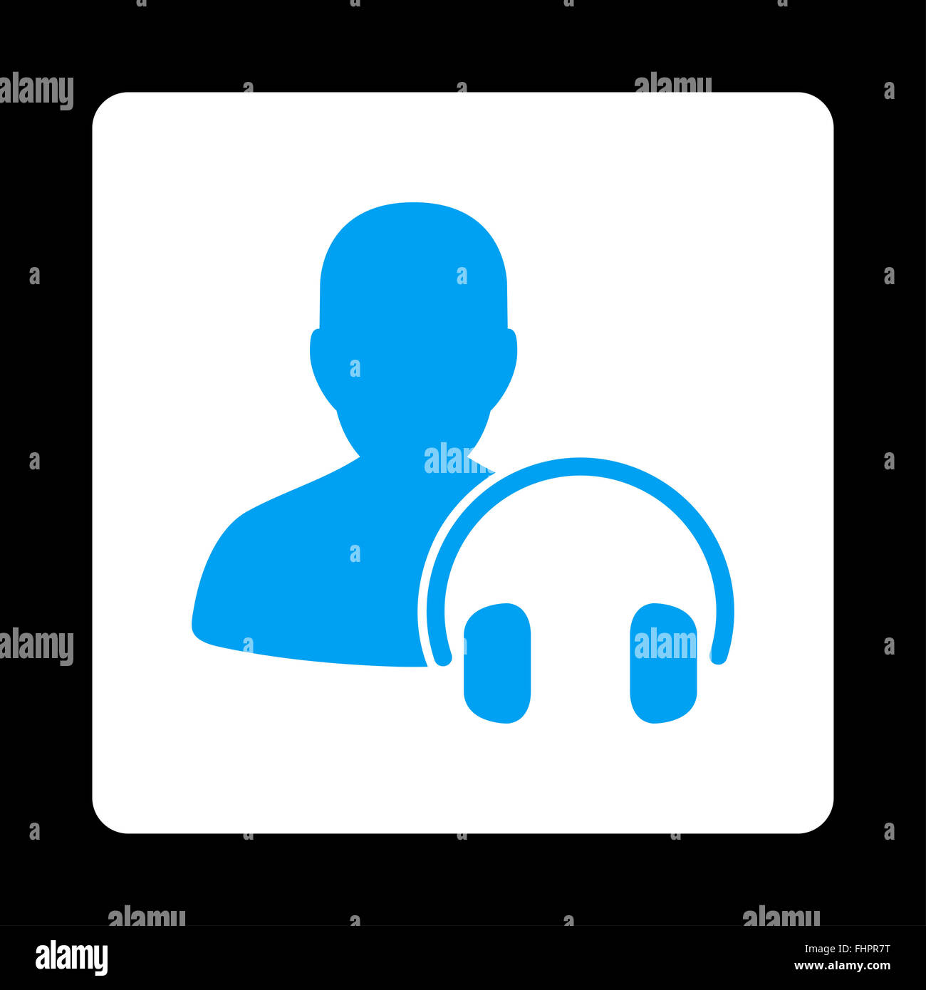 Operator Icon from Commerce Buttons OverColor Set Stock Photo - Alamy