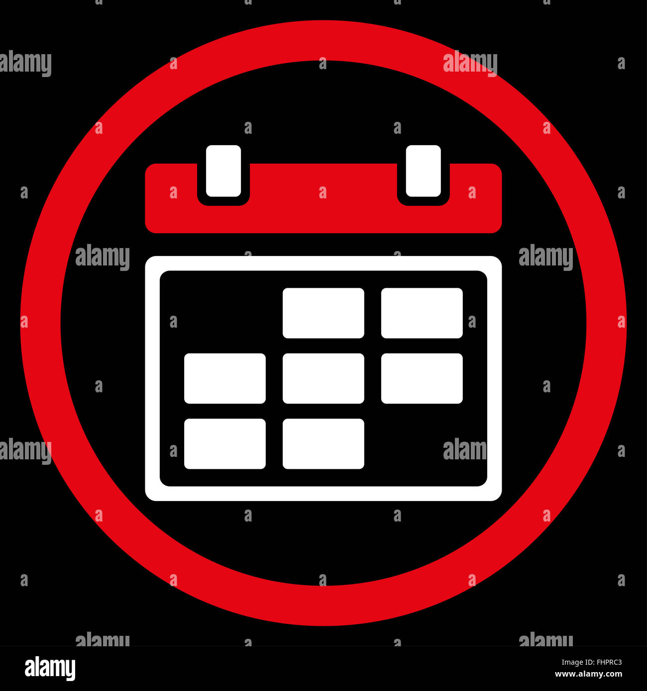 Month Organizer Icon Stock Photo - Alamy