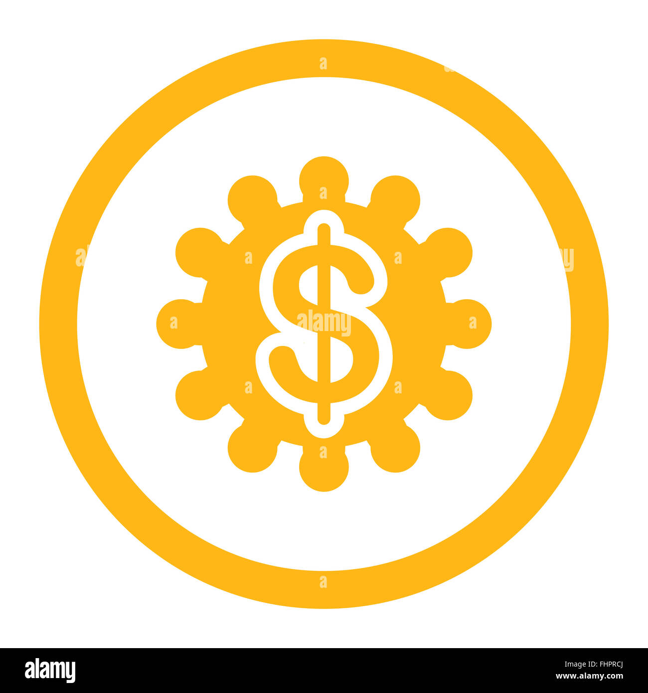 Payment options flat yellow color rounded vector icon Stock Photo - Alamy