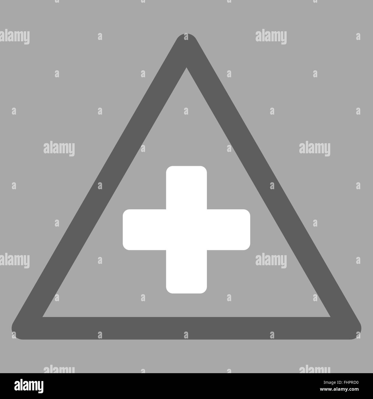 Health Warning Icon Stock Photo - Alamy