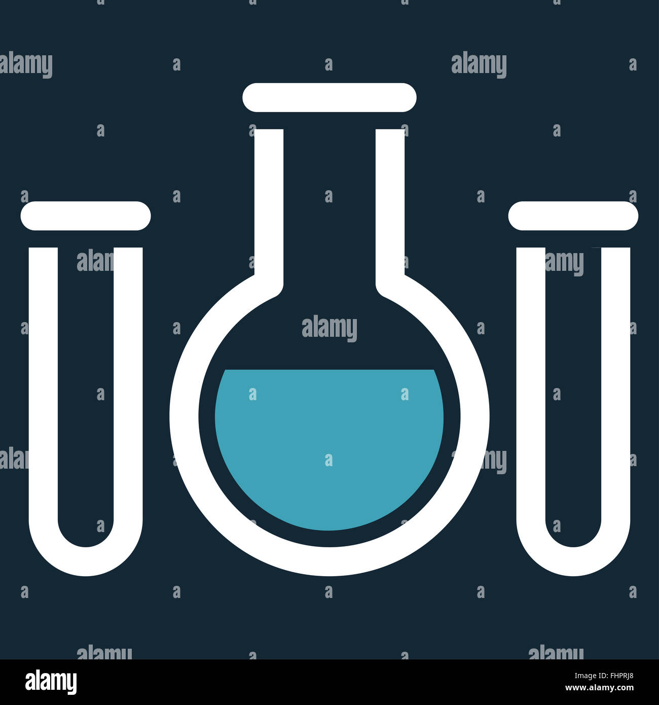 Chemical Vessels Icon Stock Photo - Alamy
