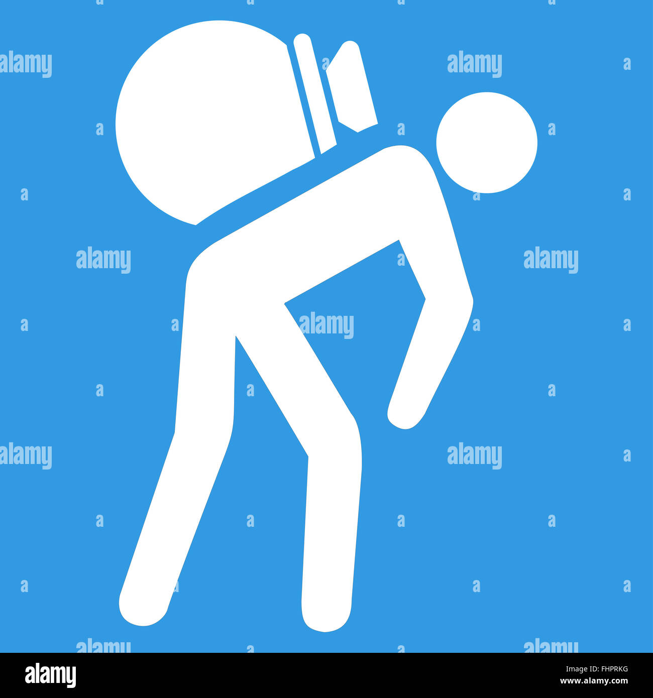 Porter icon from Business Bicolor Set Stock Photo - Alamy