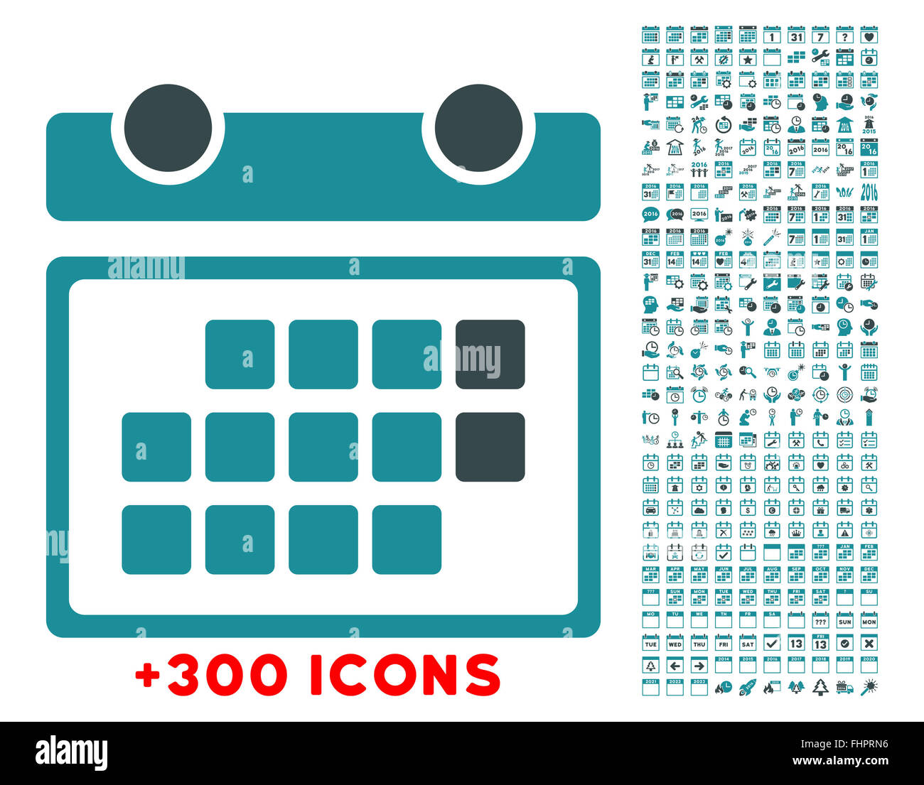 Month Plan Icon Stock Photo - Alamy