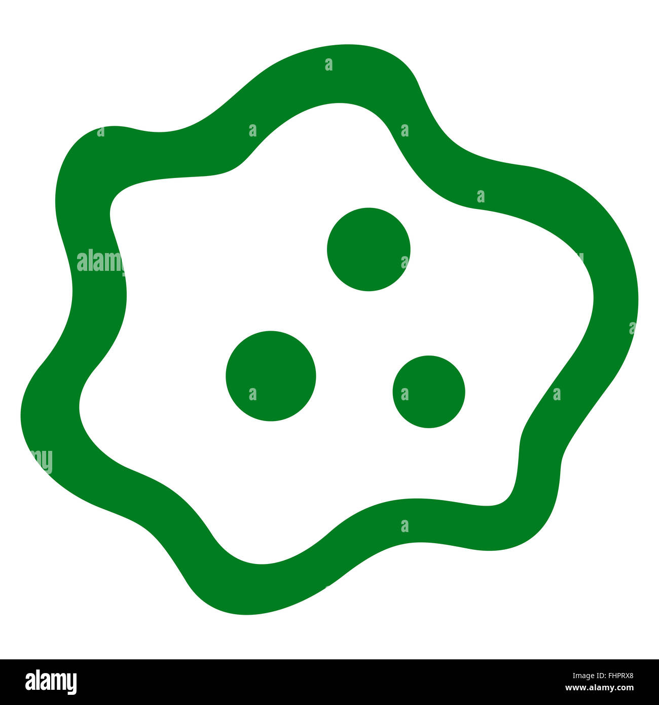 Amoeba Flat Icon Stock Photo - Alamy