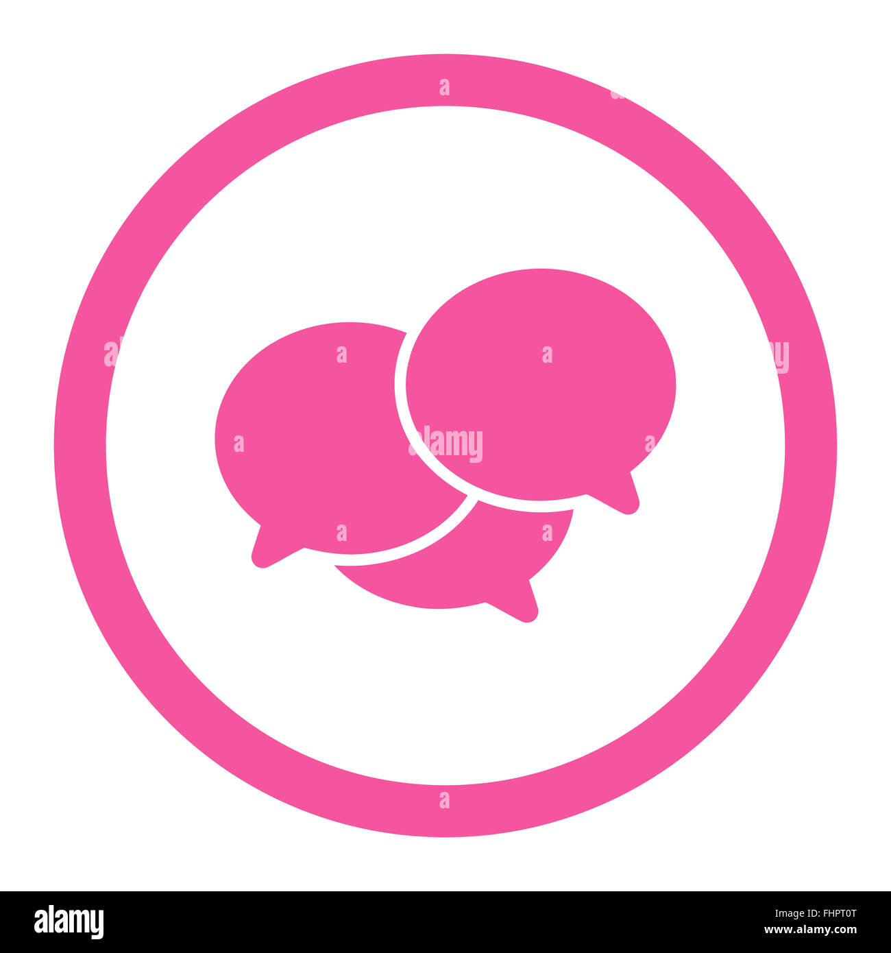 Webinar flat pink color rounded vector icon Stock Photo - Alamy