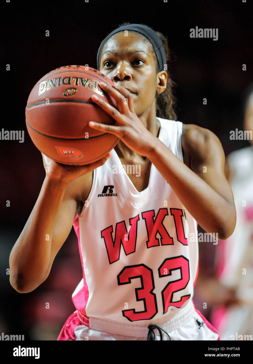 February 25 2016 Western Kentucky Lady Toppers guard/forward Kayla ...