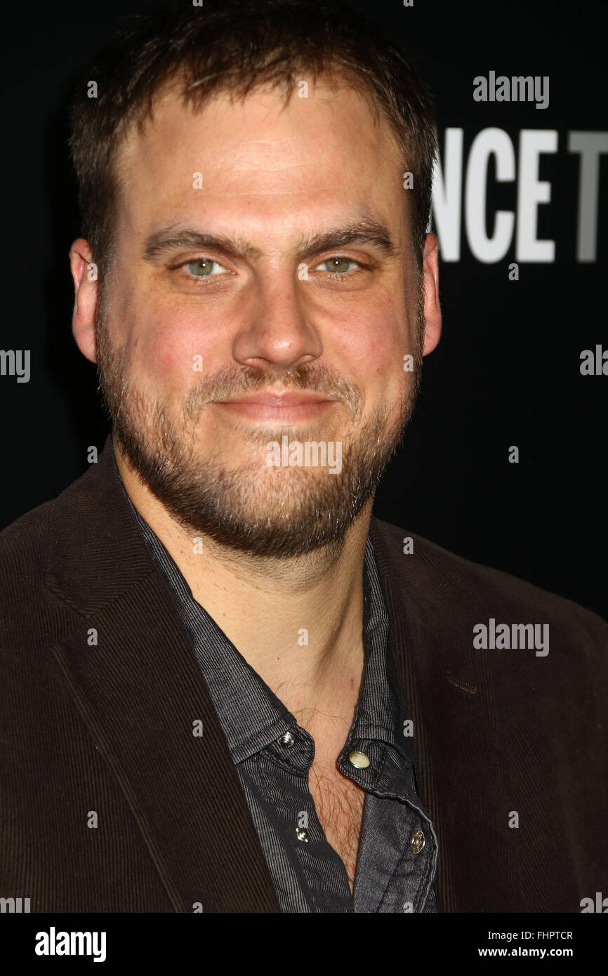 New York, New York, USA. 25th Feb, 2016. Director JIM MICKLE attends ...