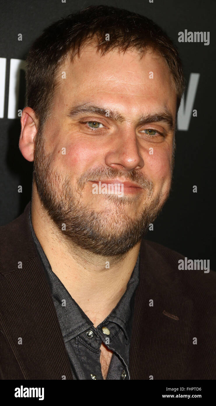 New York, New York, USA. 25th Feb, 2016. Director JIM MICKLE attends ...