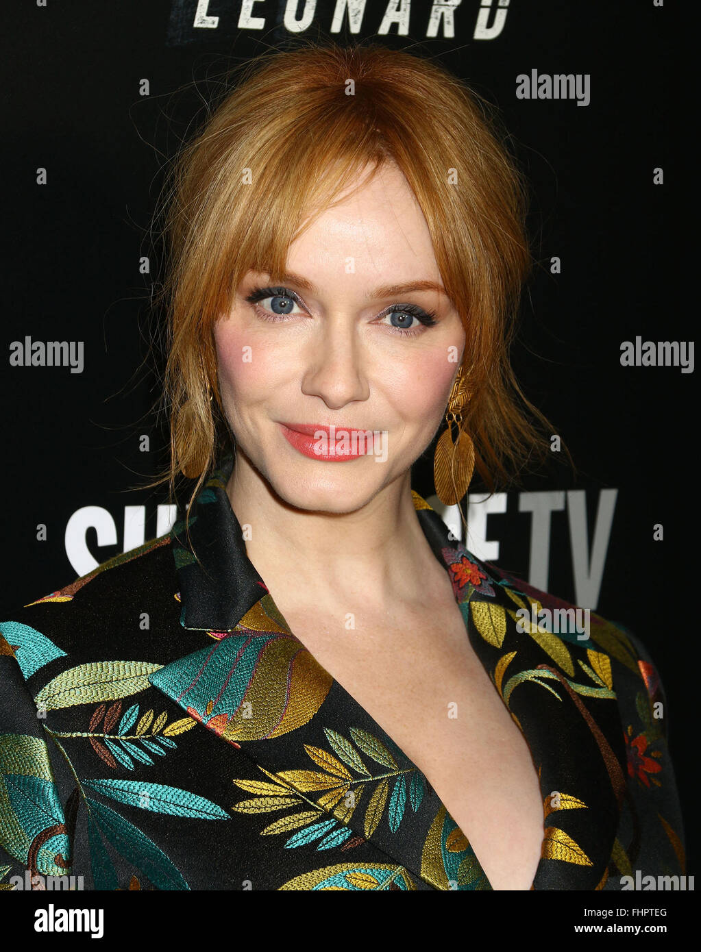 New York, New York, USA. 25th Feb, 2016. Actress CHRISTINA HENDRICKS ...