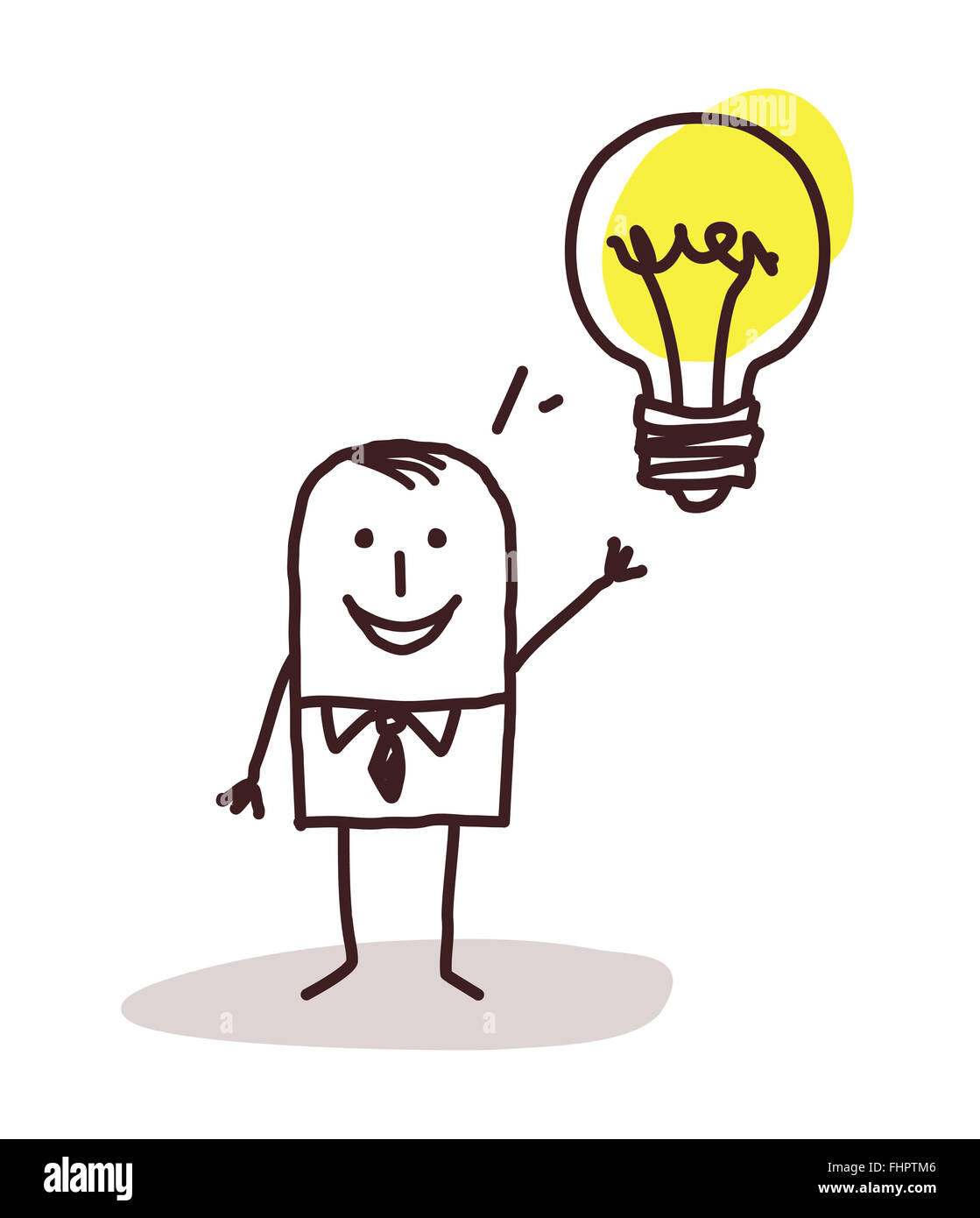 Idea cartoon hi-res stock photography and images - Alamy