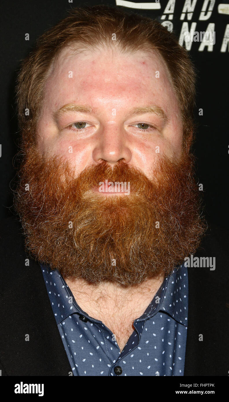 New York, New York, USA. 25th Feb, 2016. Actor JEFF POPE attends the ...