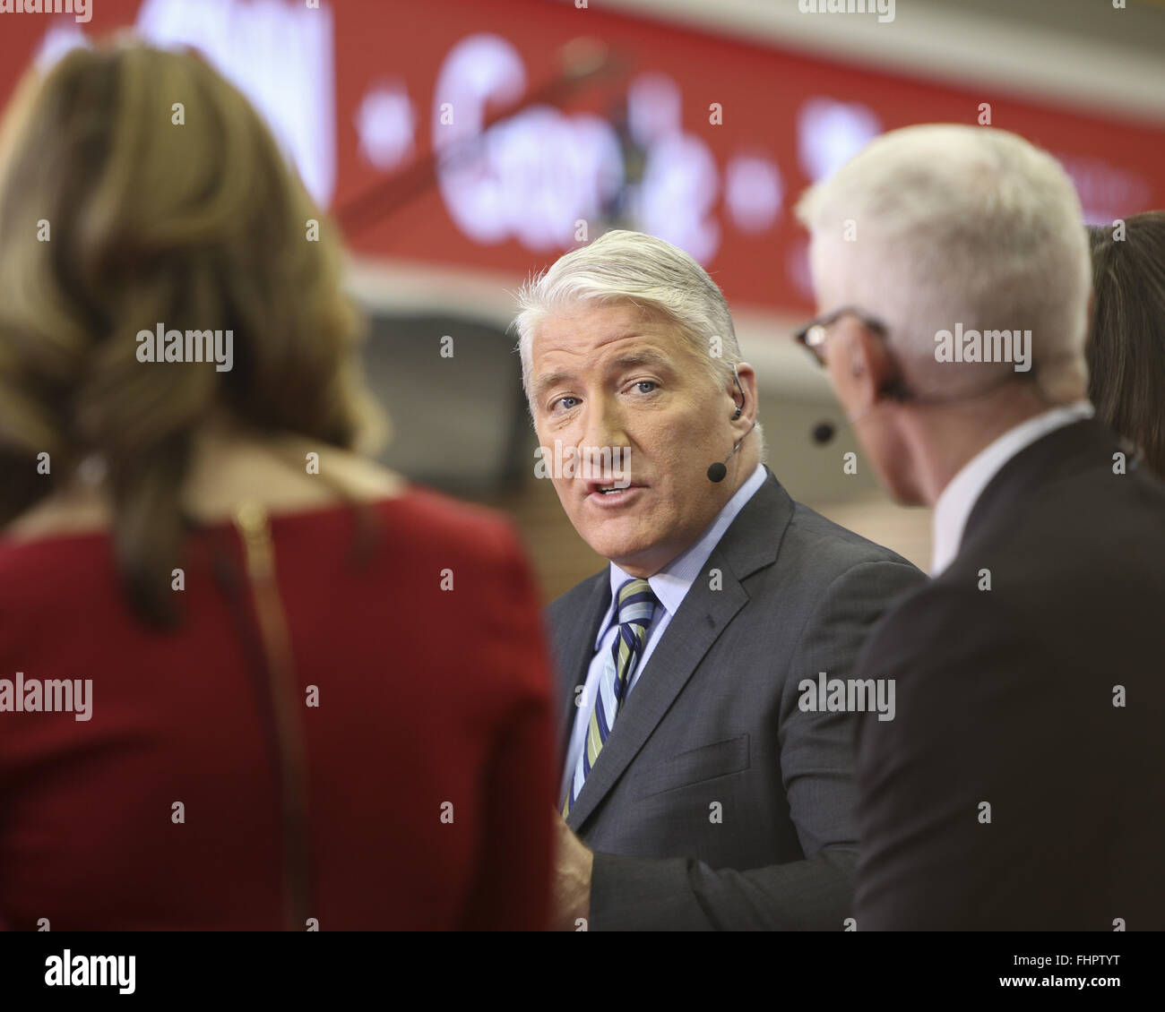 Houston, Texas, USA. 25th Feb, 2016. CNN anchor and political analyst ...