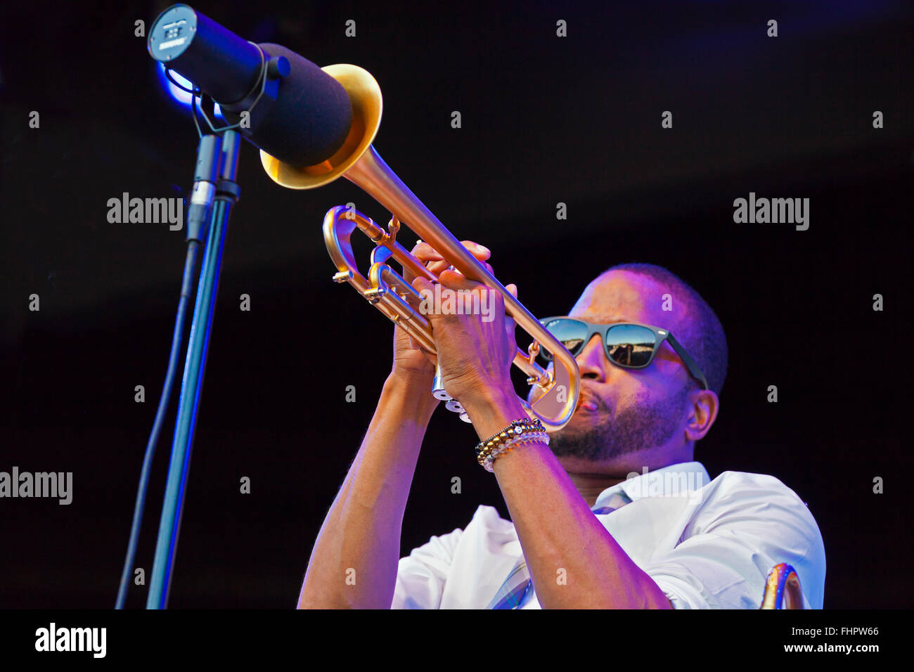Trombone shorty hi-res stock photography and images - Alamy