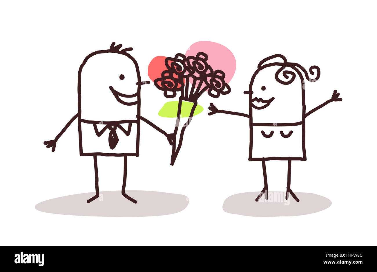 Woman tenderness Cut Out Stock Images & Pictures - Alamy