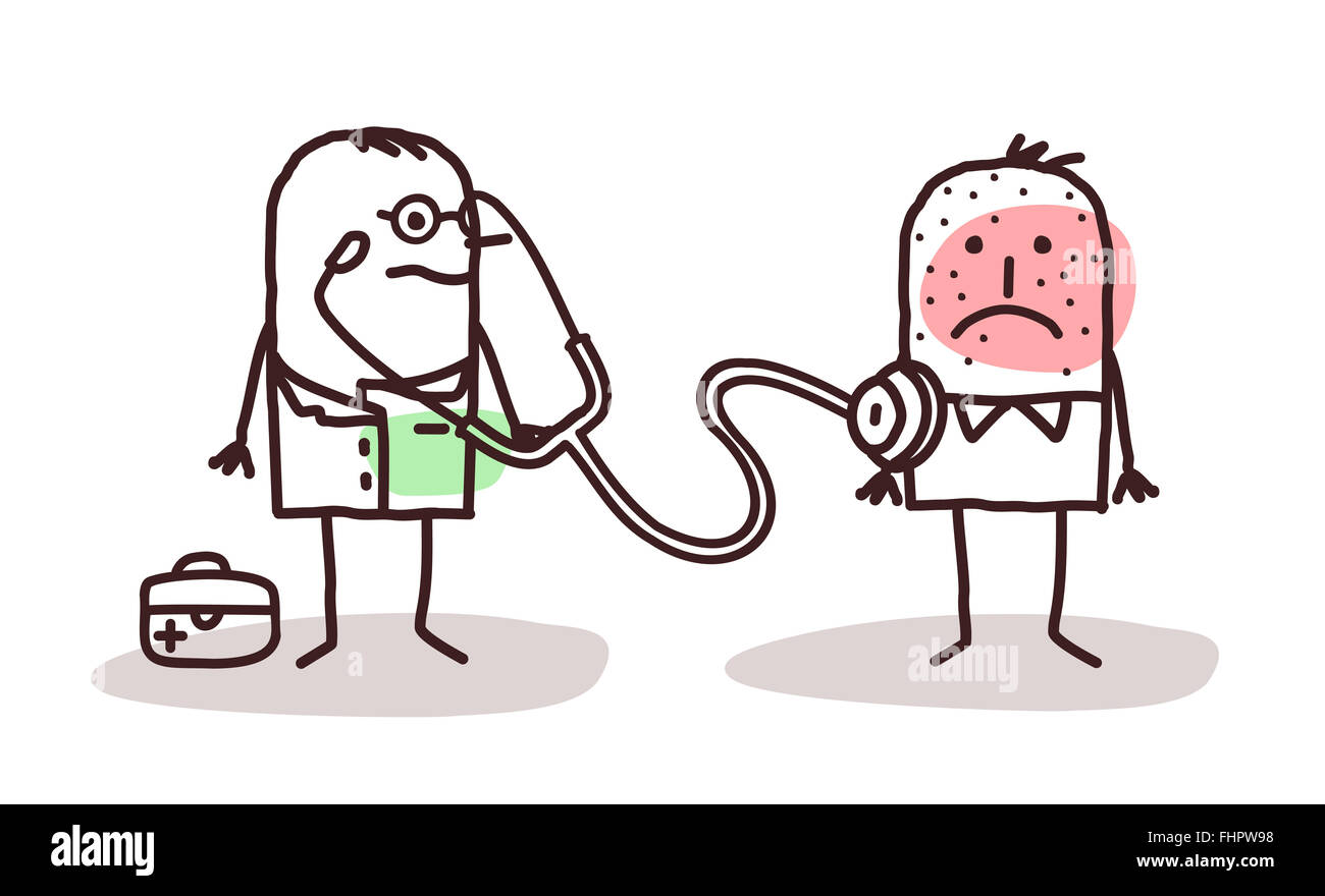 Medical doctor cartoon character hi-res stock photography and images ...