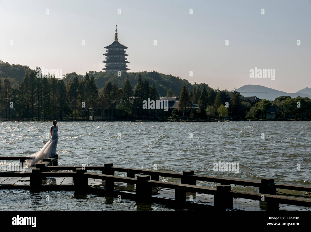 West lake in Hangzhou Stock Photo - Alamy