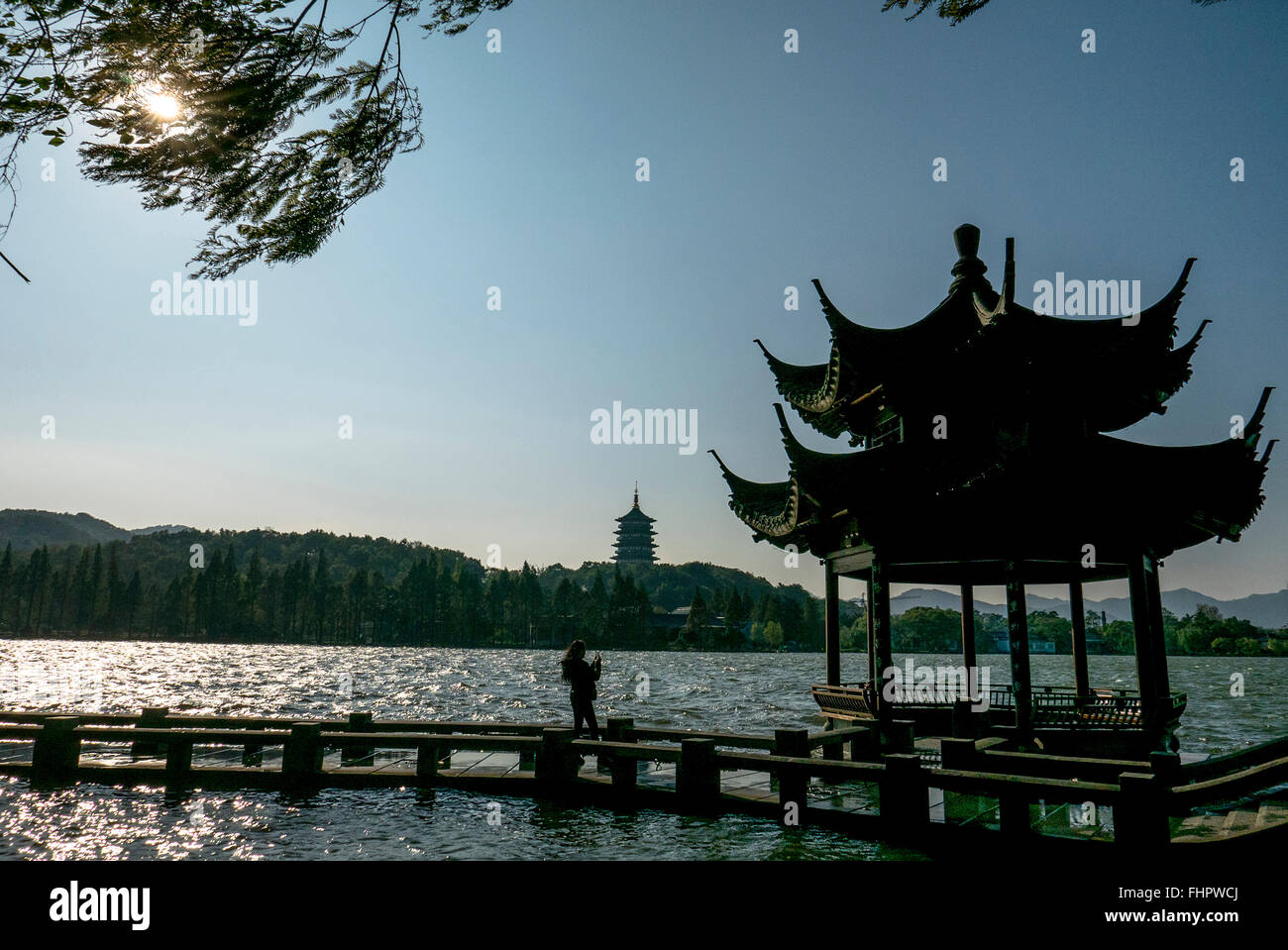 West lake in Hangzhou Stock Photo - Alamy