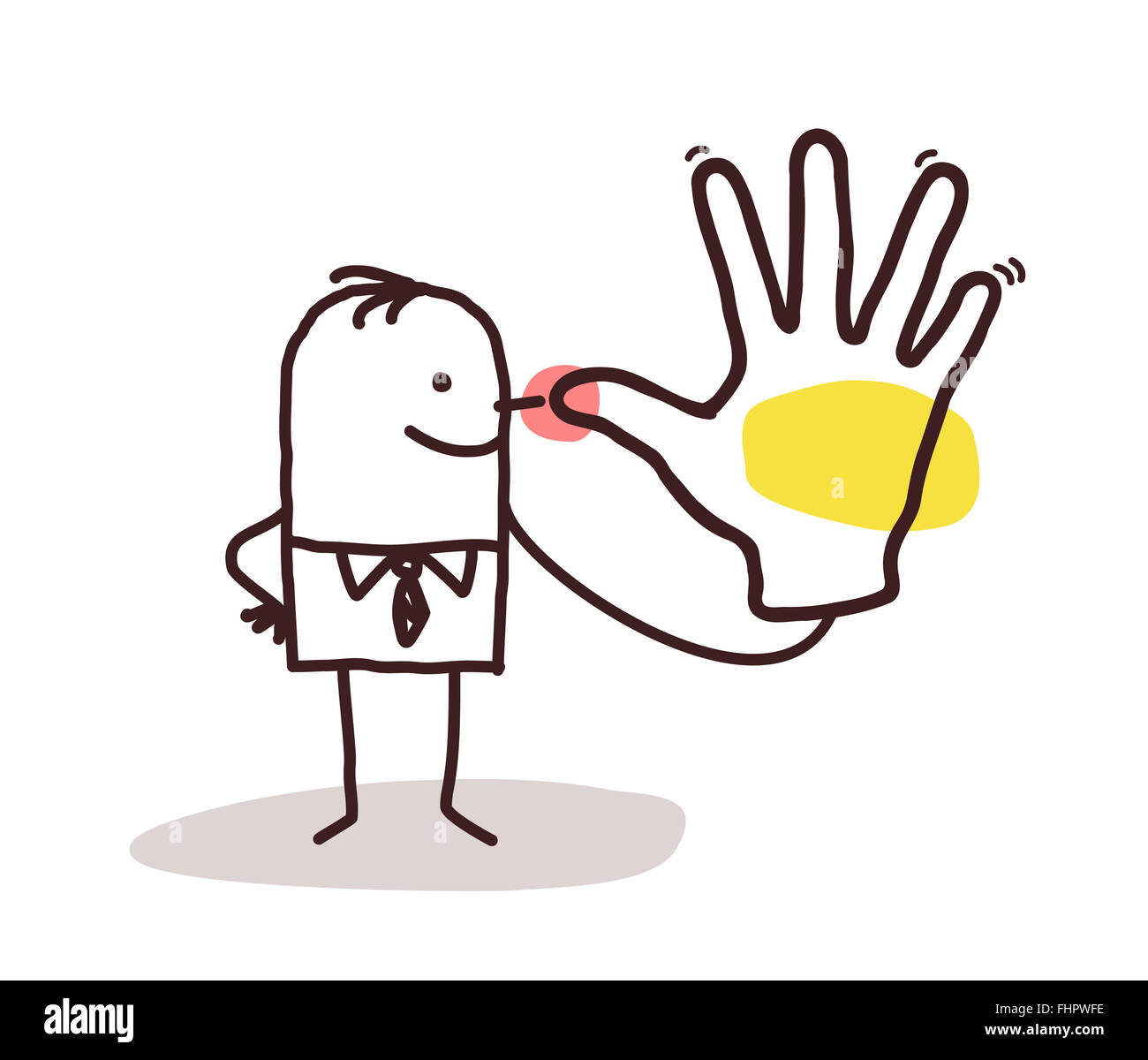 Cartoon mocking hi-res stock photography and images - Alamy