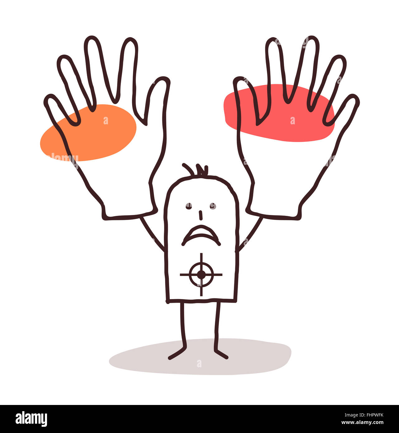 Cartoon target Cut Out Stock Images & Pictures - Alamy