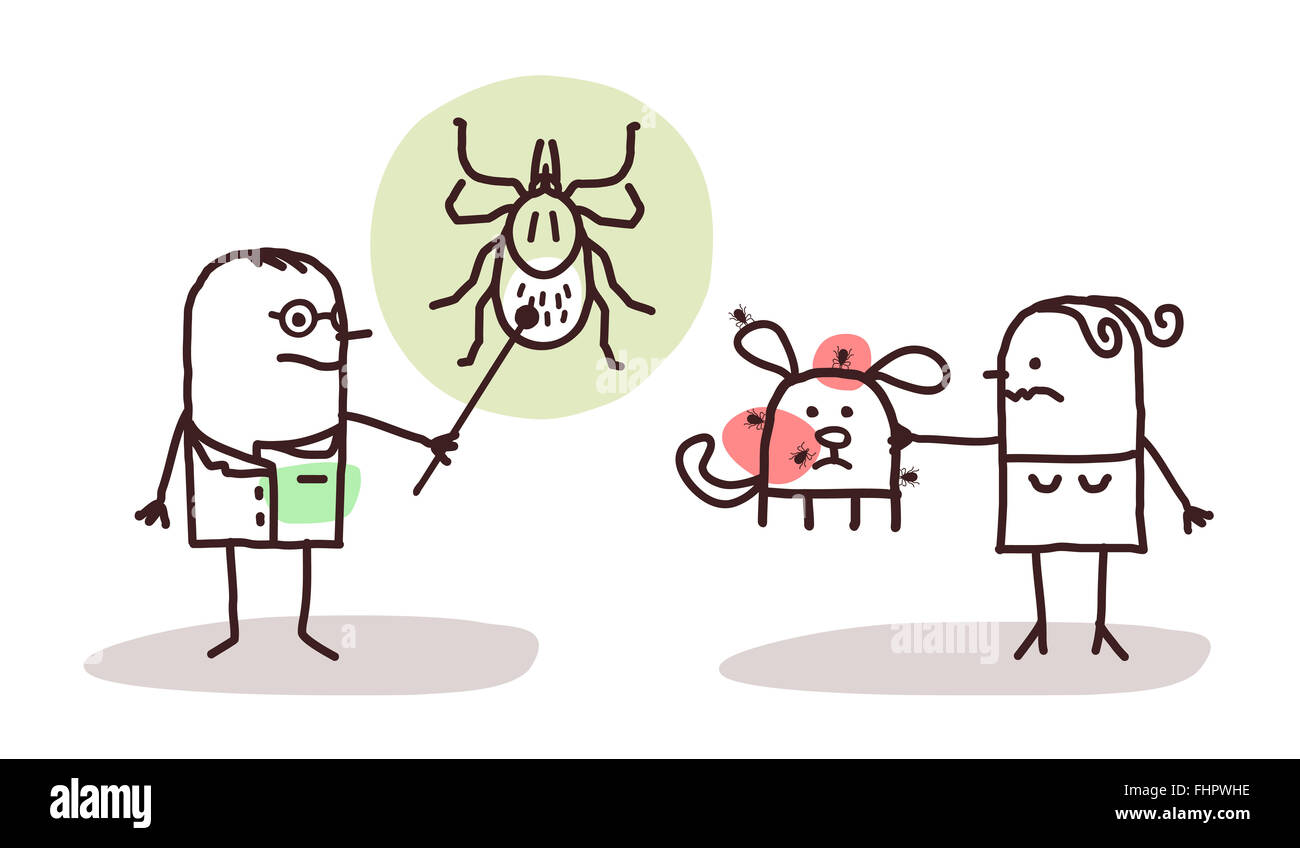 The tick cartoon hi-res stock photography and images - Alamy