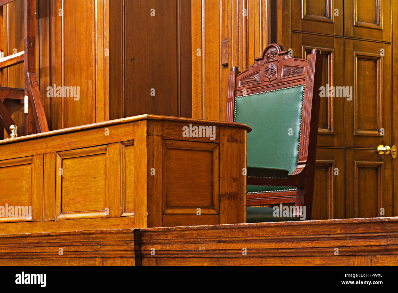 Crown Court Room Stock Photo - Alamy