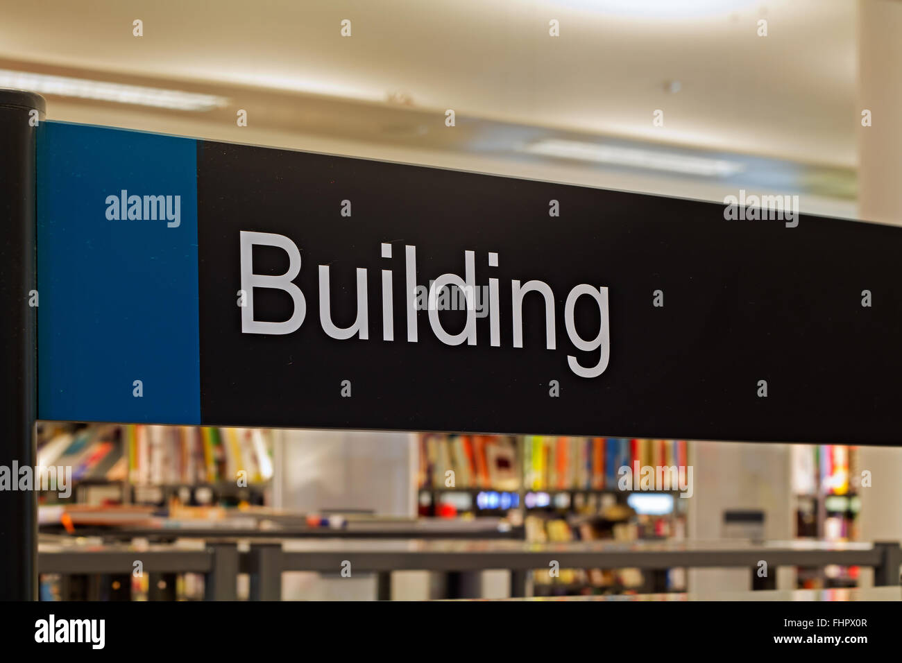 Interior building sign hi-res stock photography and images - Alamy