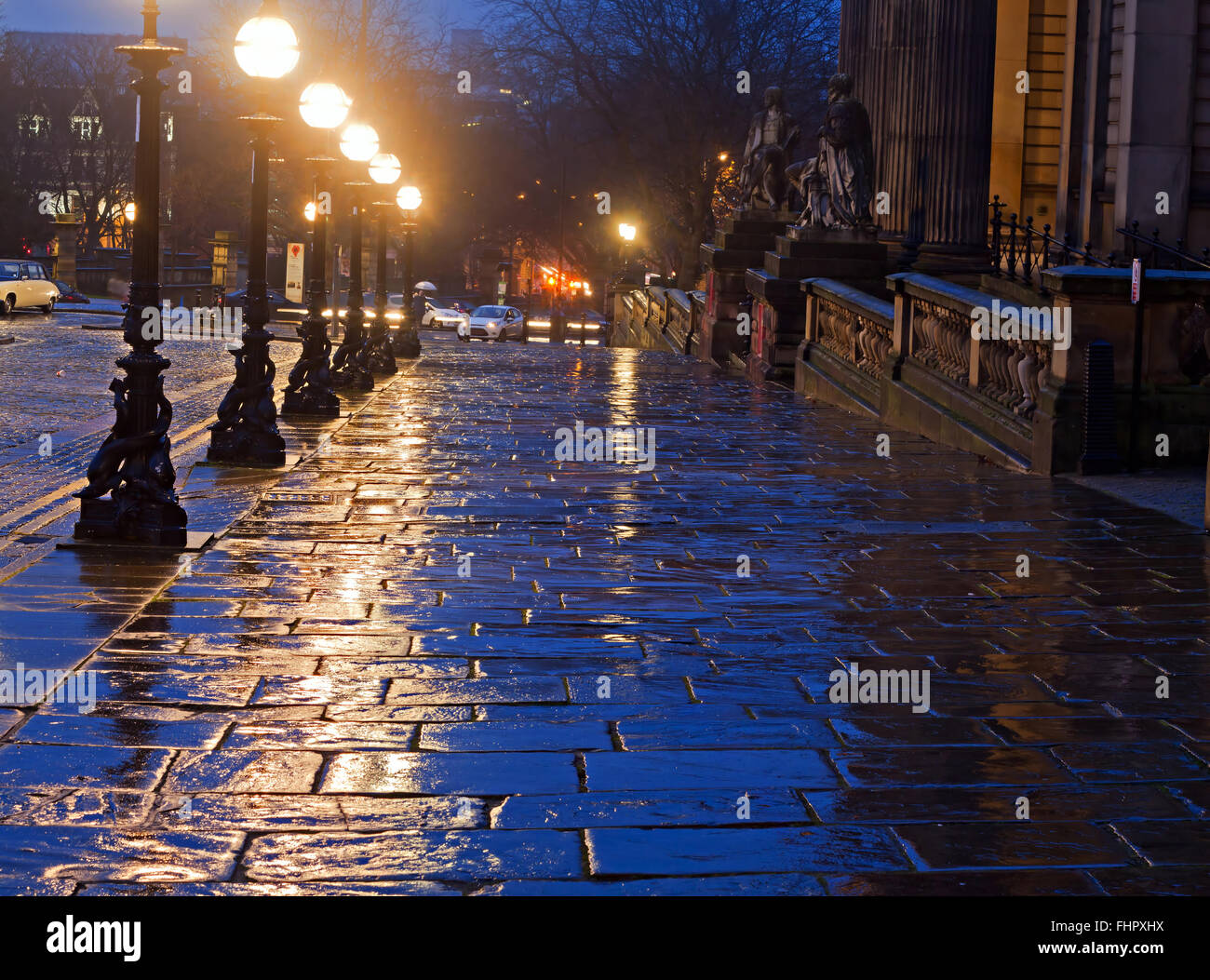 Victorian Street Lamp Night High Resolution Stock Photography and ...