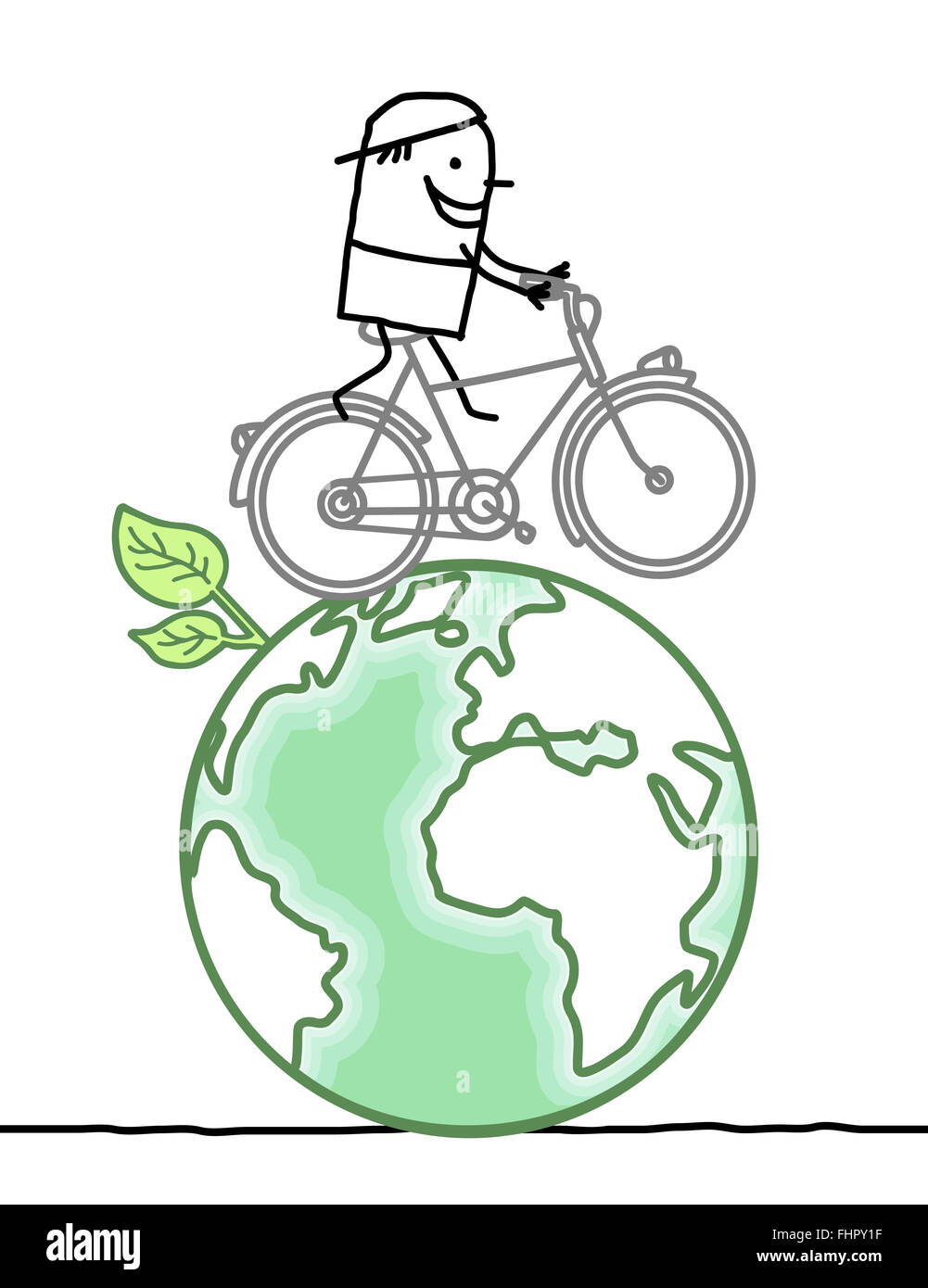 Earth concept leaves Cut Out Stock Images & Pictures - Alamy