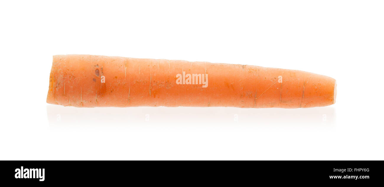 Fresh carrot isolated on a white background Stock Photo - Alamy
