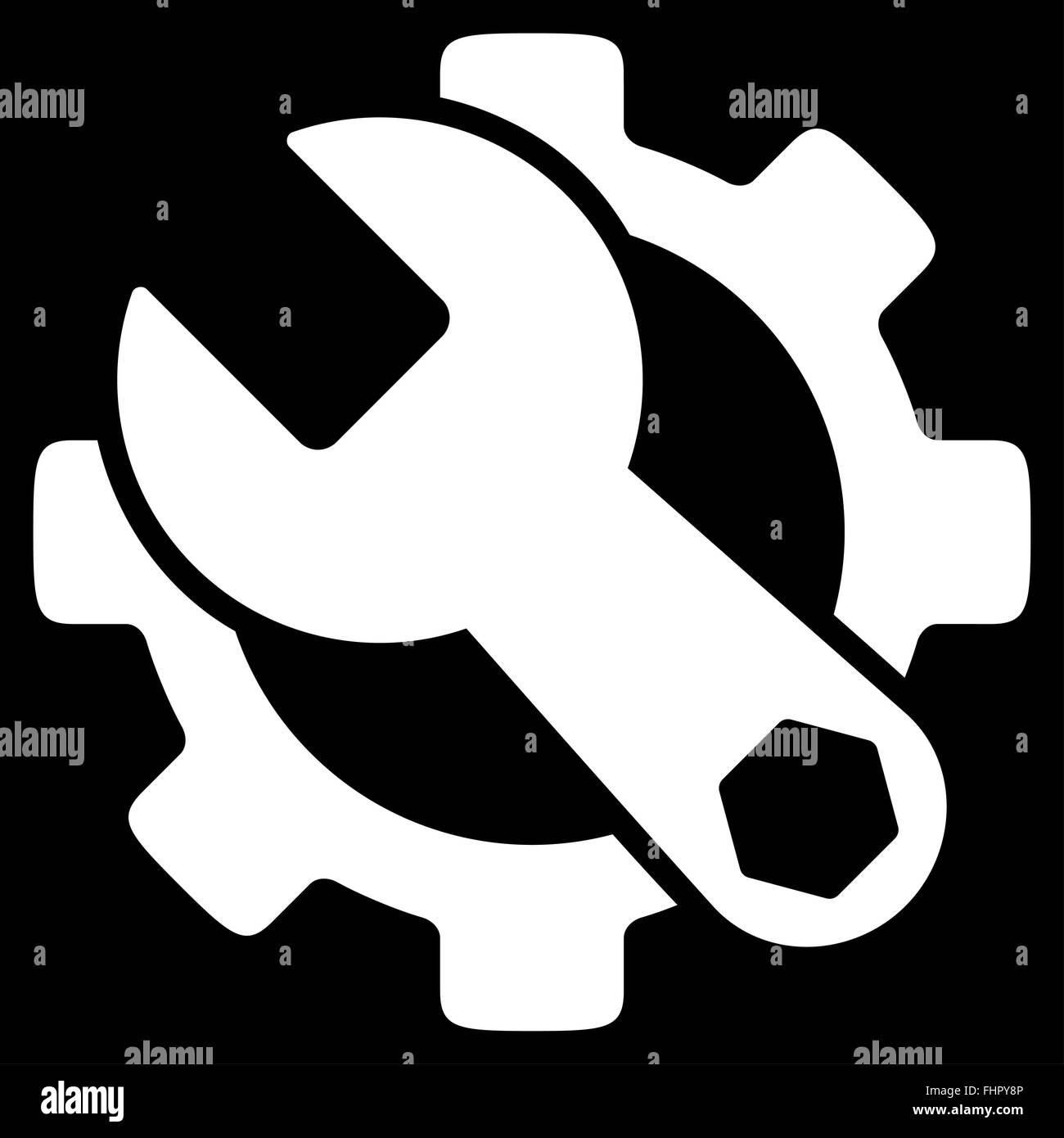 Service Tools Icon Stock Photo - Alamy