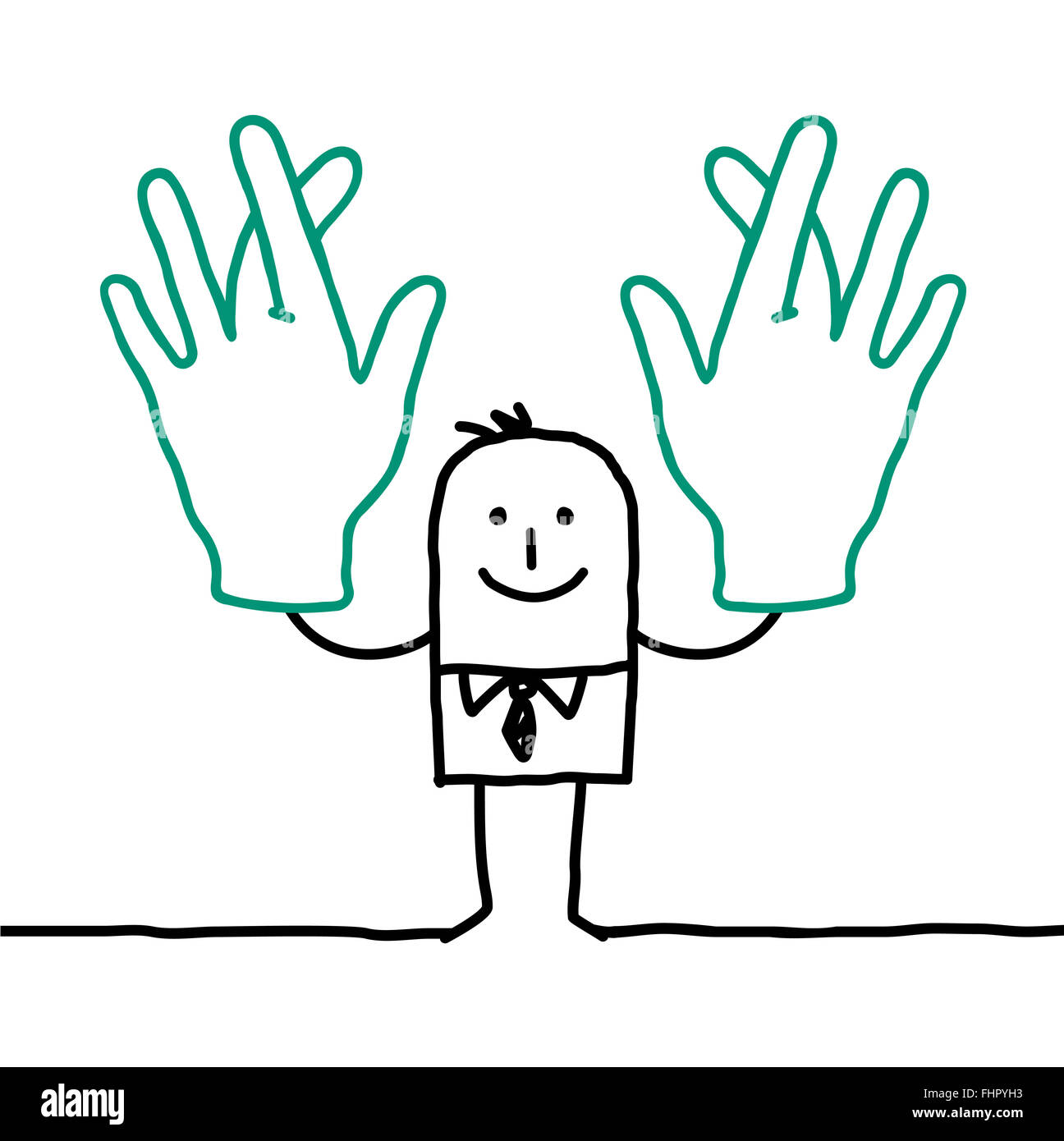 Cartoon fingers hi-res stock photography and images - Alamy