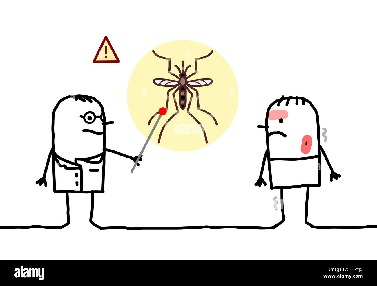 Mosquito cartoon hi-res stock photography and images - Alamy