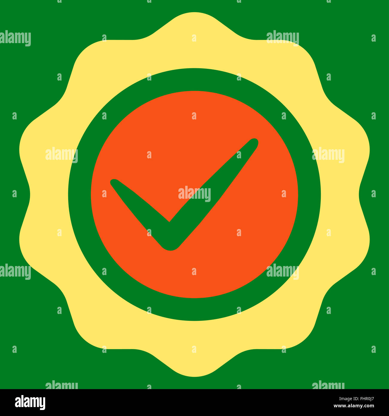 Valid icon from Competition amp; Success Bicolor Icon Set Stock Photo ...