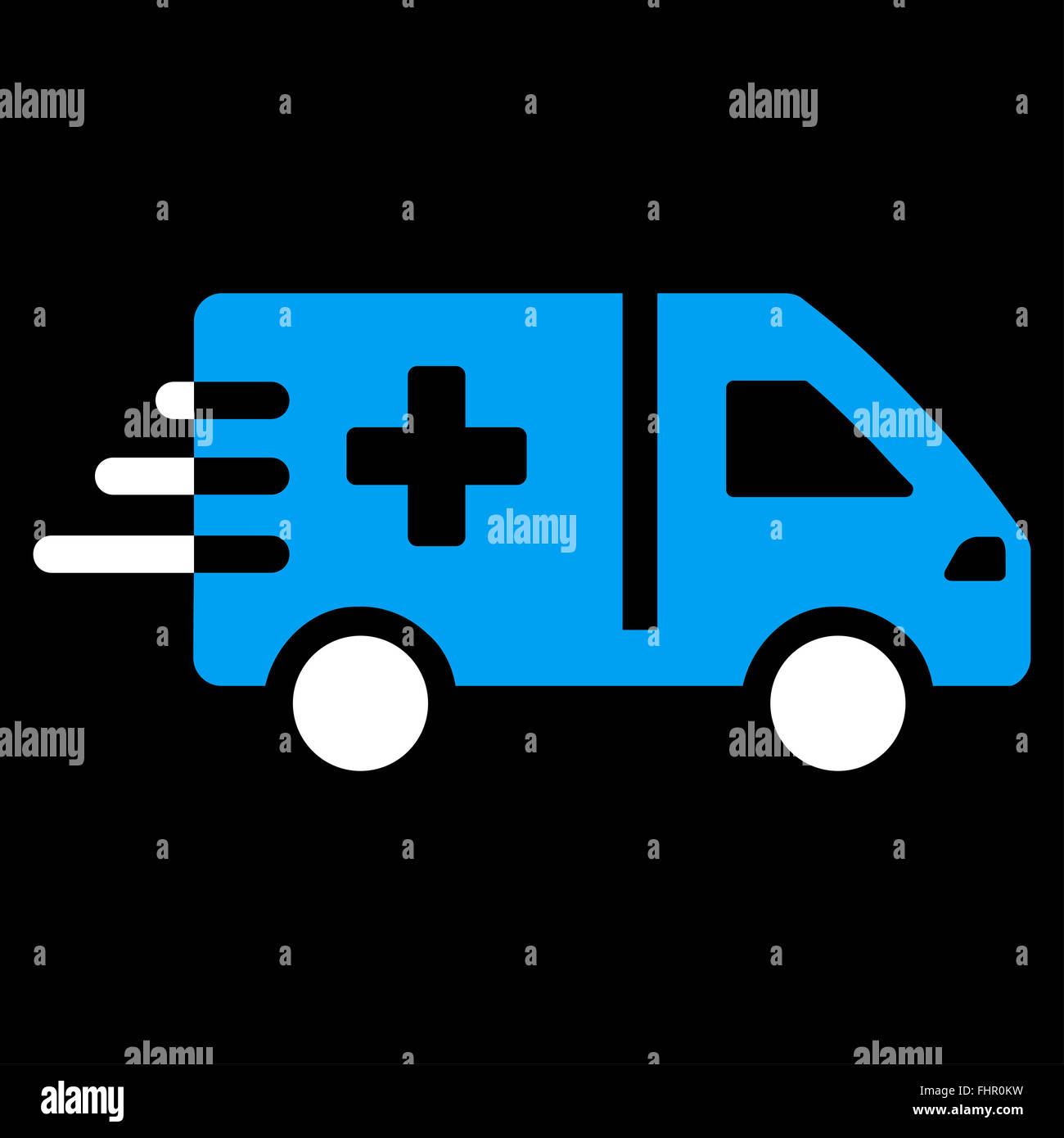 Emergency Car Icon Stock Photo - Alamy