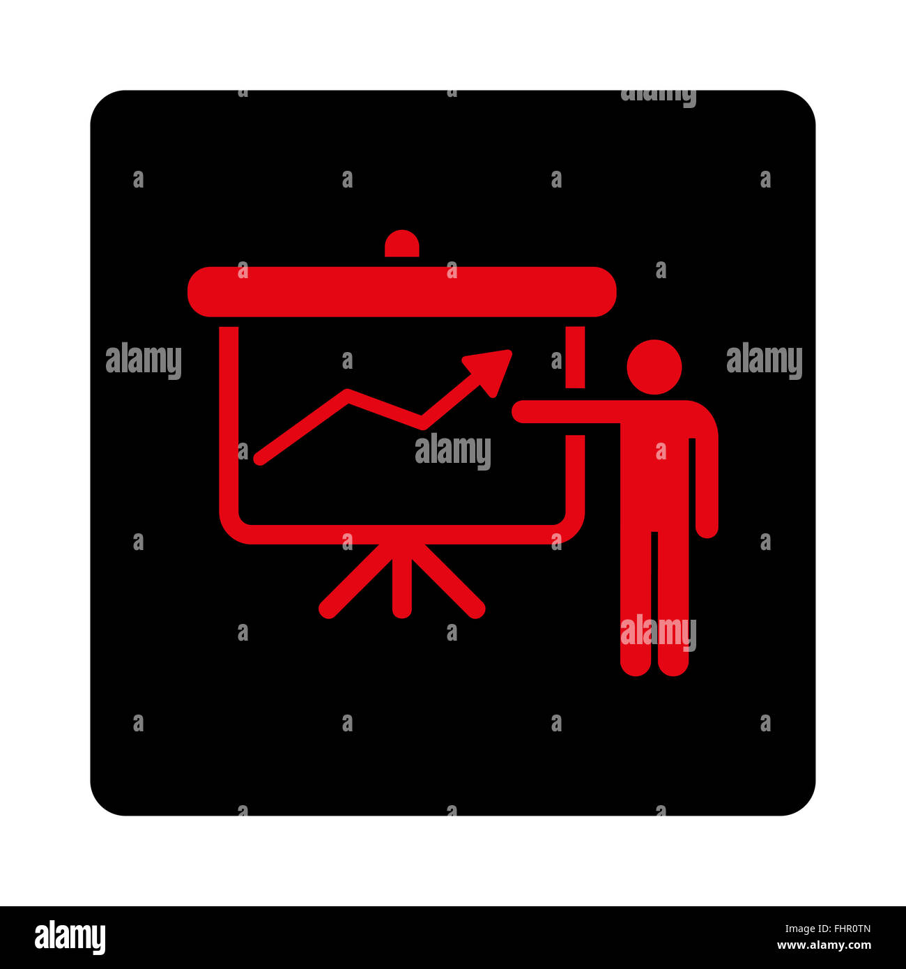 Project Presentation Icon Stock Photo - Alamy