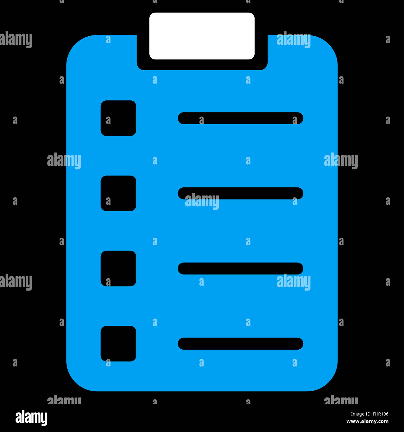Pad Form Icon Stock Photo - Alamy