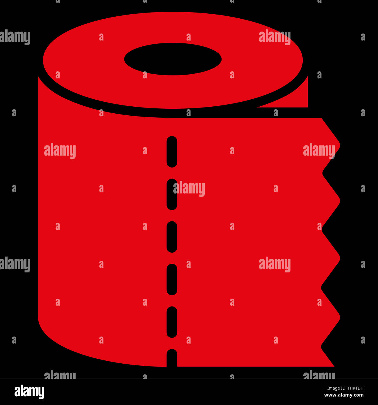 Toilet Paper Roll Icon Stock Photo - Alamy
