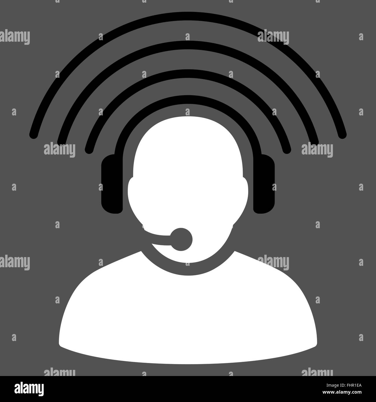 Operator Signal Icon Stock Photo - Alamy